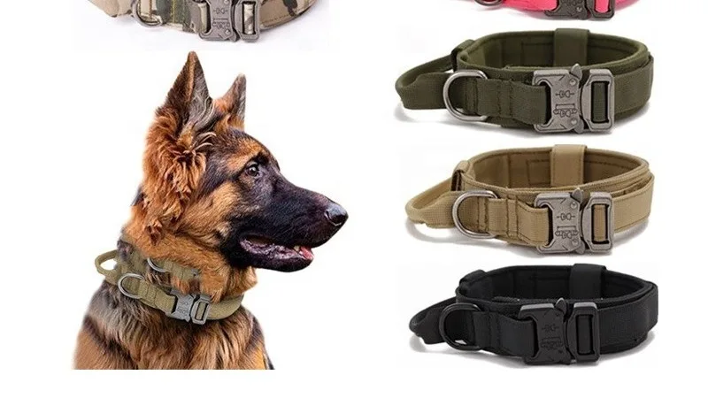 High Quality Heavy Duty Metal Buckle Pet Collar Large Dogs Collar And ...