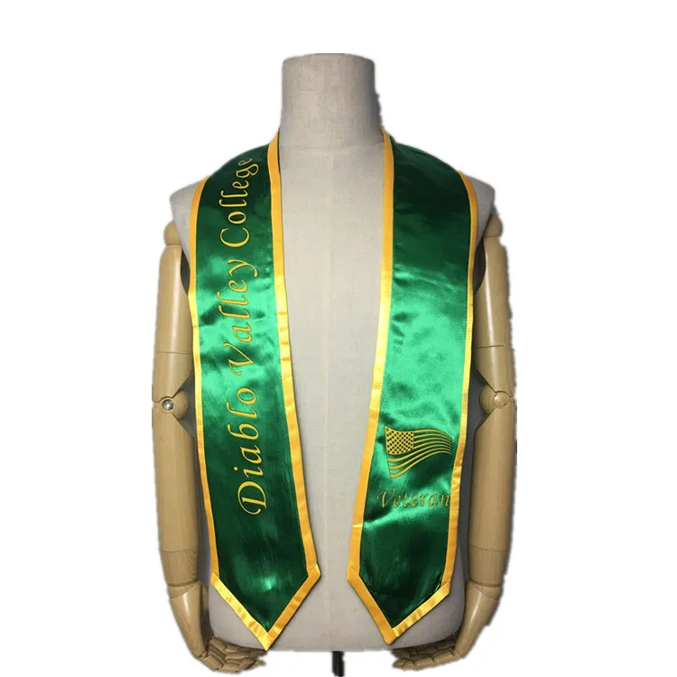 Plain White Sublimation Stole Sublimation Graduation Stoles Wholesale ...