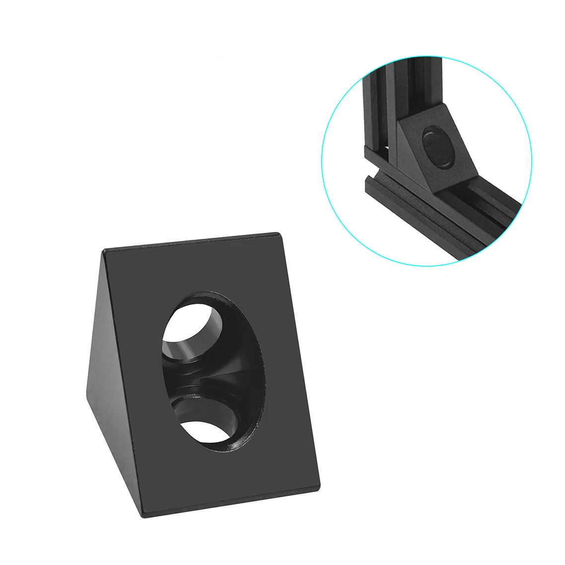 Triangle Corner Reinforcing Bracket - Durable Aluminium Extrusion