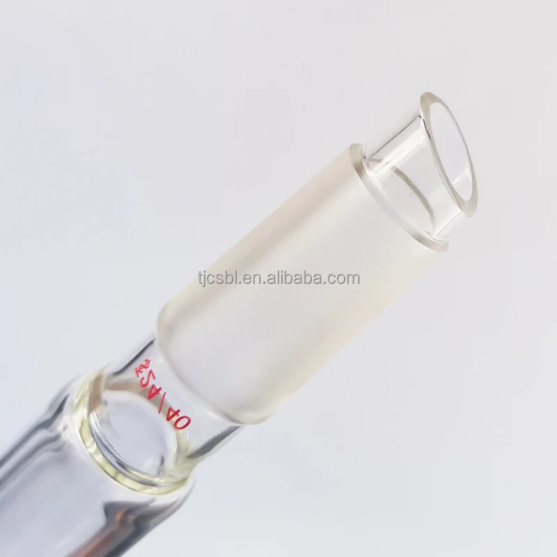 Lab Glassware Borosilicate Glass Distillation Adapter With 10/18 Joint ...