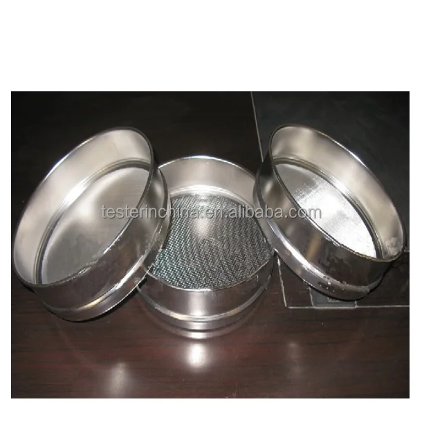 ASTM Standard Lab Woven Wire Mesh Stainless Steel Copper Test Sieve for ...