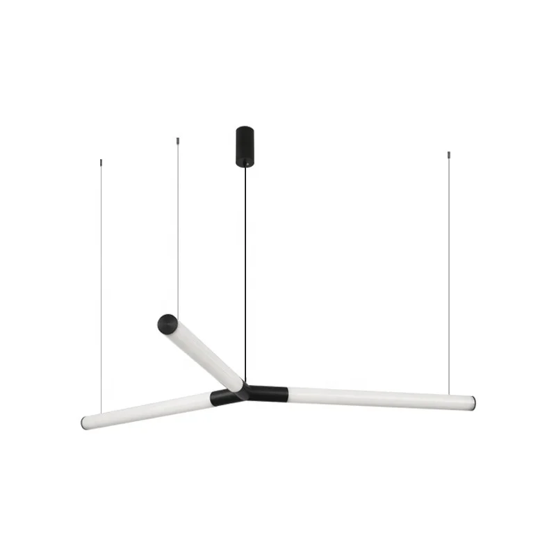 Modern Led Pendant Light New Simple Tube Combination Suspension Hanging ...