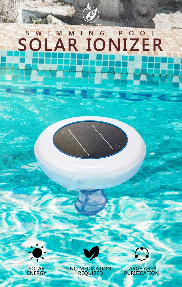 Water Crown Hot Sale Solar Copper Chlorine Free Solar Swimming Pool ...