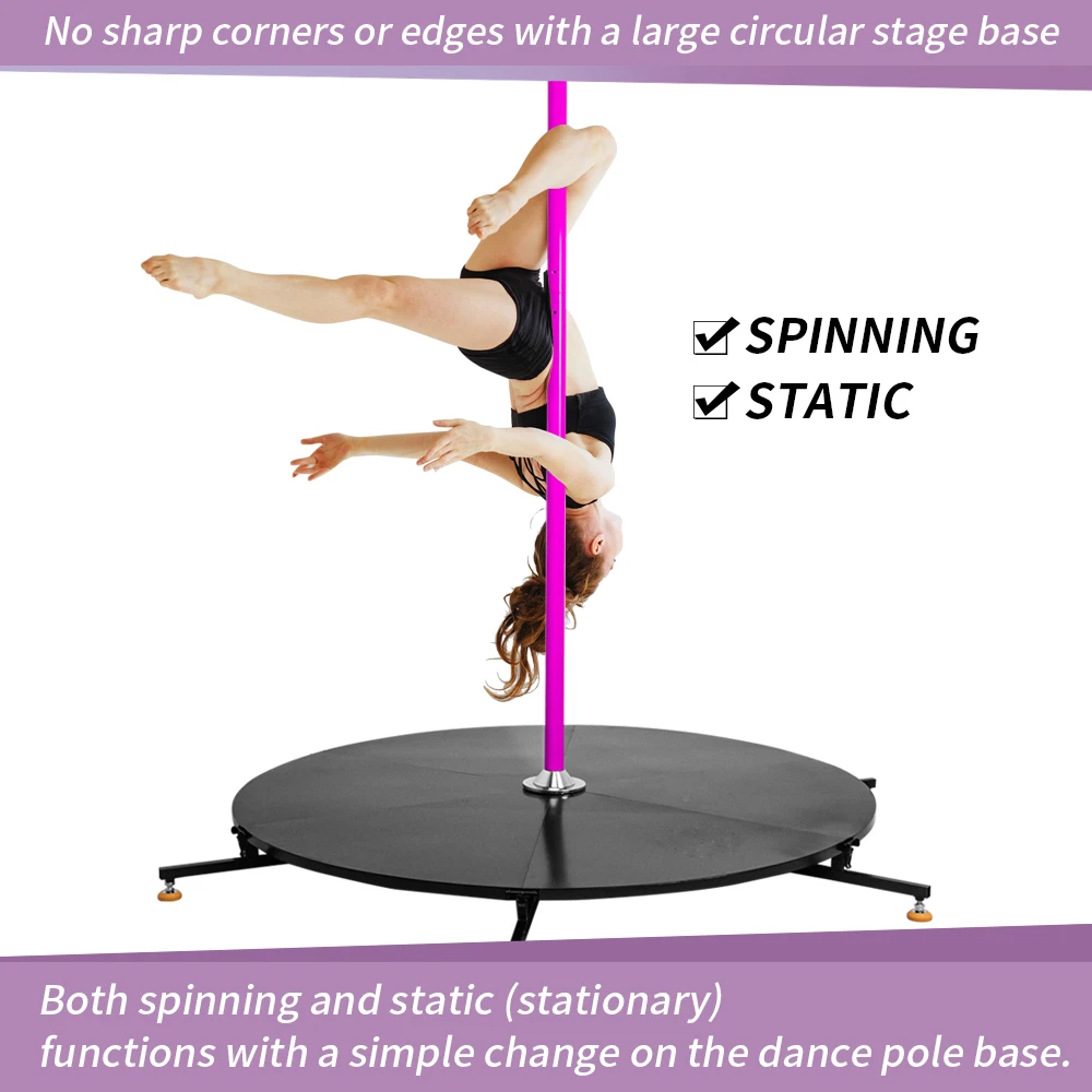 Alibaba.com: Stripper Pole Stage Pink Silicone Pole Spinning Static ...