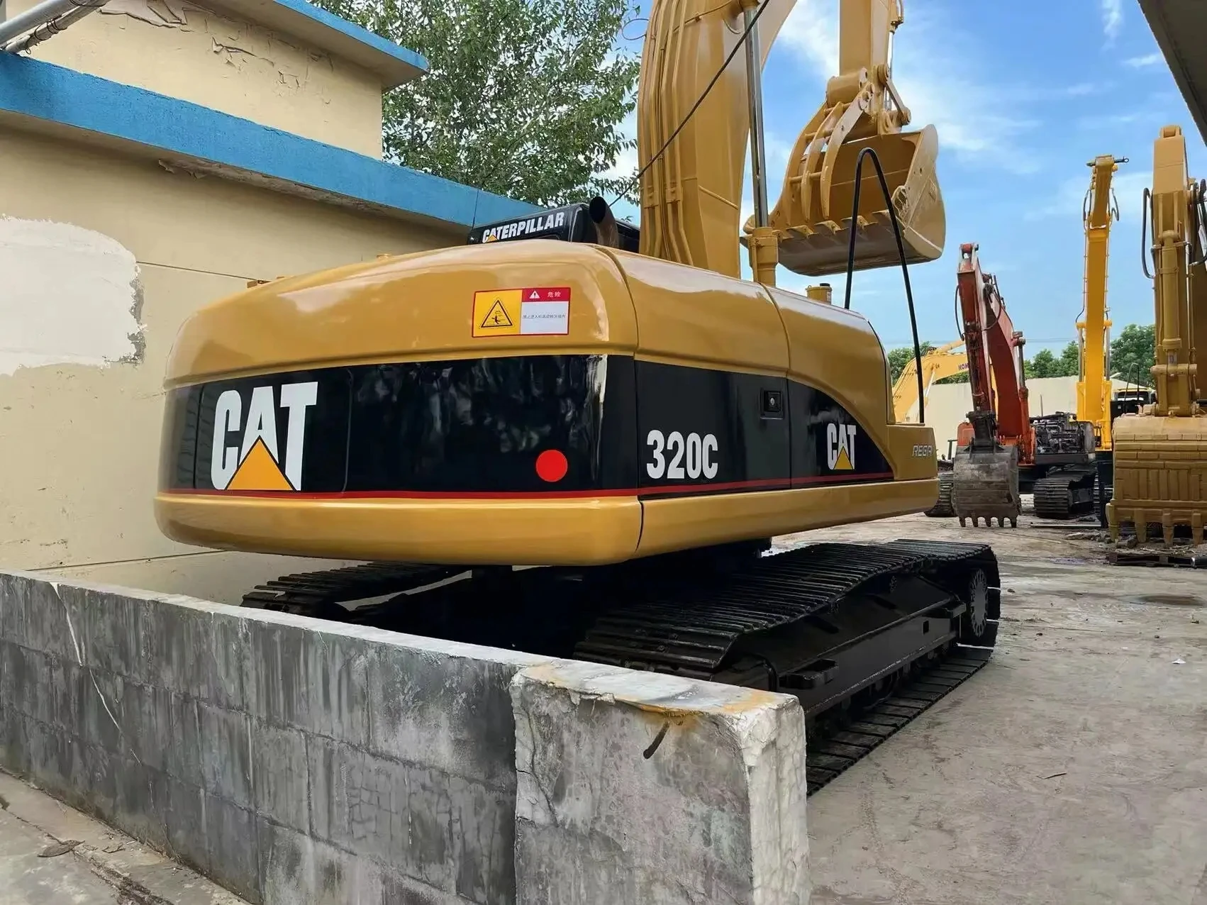 Used Excavator Cat 320c Caterpillar Original 20 Tons Hydraulic Crawler ...