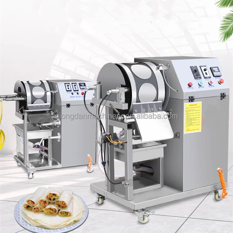 Stainless Steel Spring Roll Skin Popiah Lumpia Wrapper Machine Electric ...