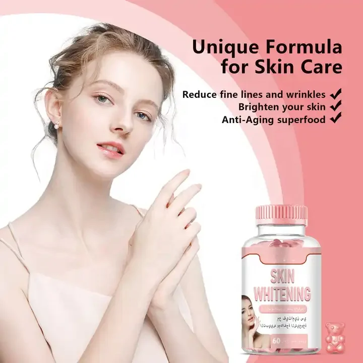 Skin Whitening Collagen Vitamin C Gummy For Younger Looking Private ...