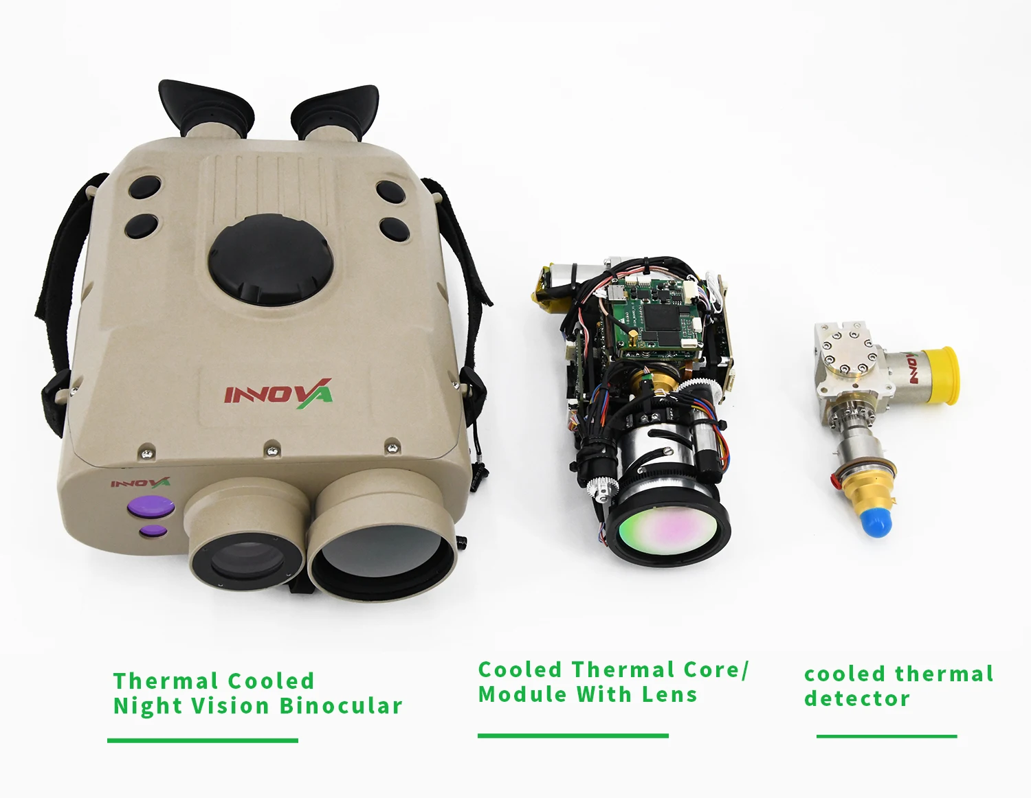 Multi-purpose Cooled Thermo Night Vision Binocular With 640*512 Display Ir Colded Thermal Camera ...