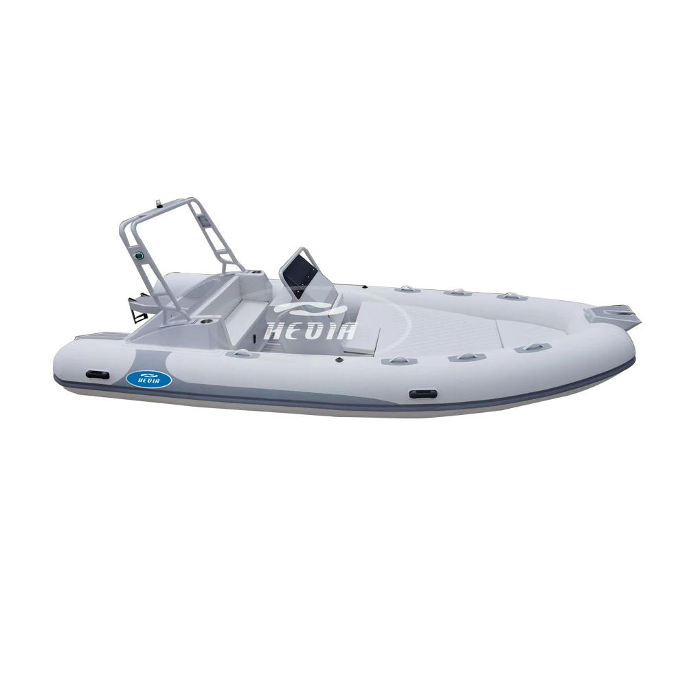 17 Foot Aluminum Fishing Boat Bateau Pneumatique Semi Rigide Offshore ...