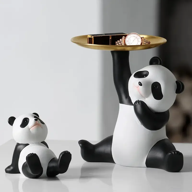 Ever Bright Wholesale Cute Panda Design Decorative Objects Living Room ...