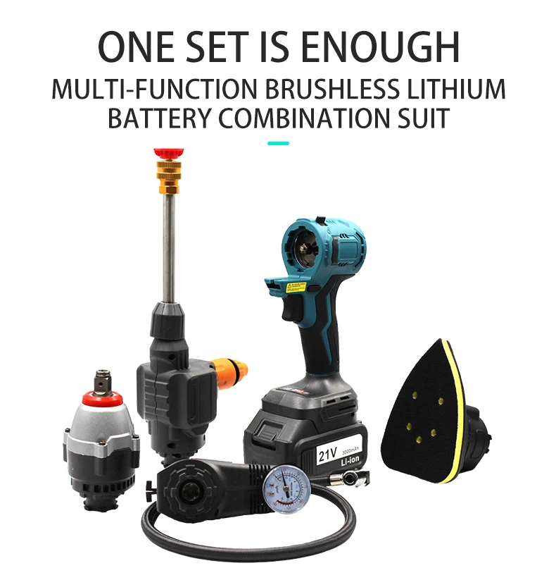 Mini Portable Cordless Wireless Multifunctional Power Tool Set