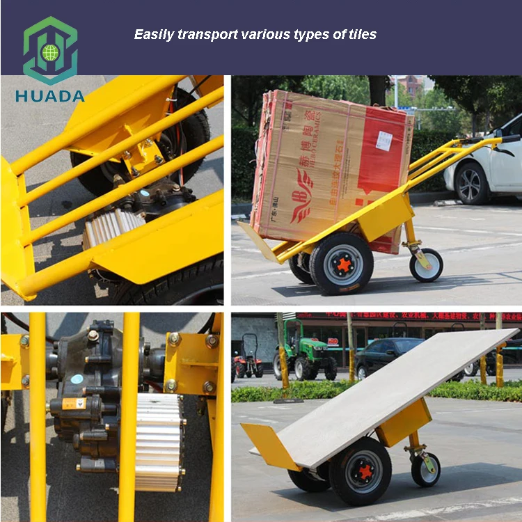 Transport Heavy Duty 500kg Hand Truck Trolley with Pneumatic Tires