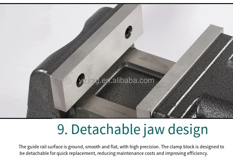 QH80/QH100/QH125/QH160/QH200 Series Precision Milling Machine Vise ...