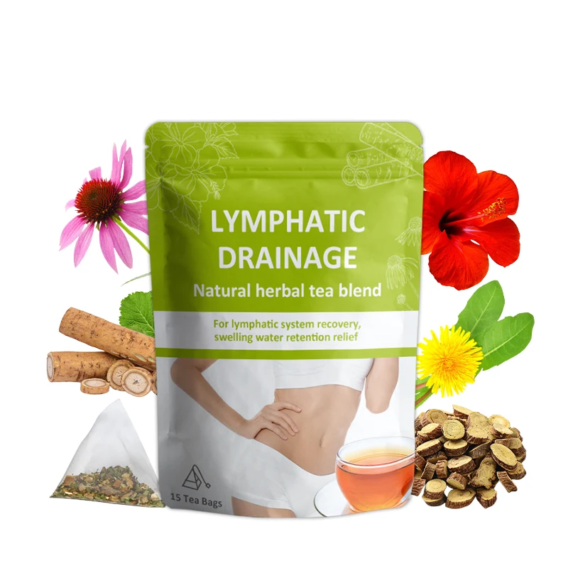 OEM Organic Caffeine Free Healthy Detumescence Tea Lymphatic Drainage ...