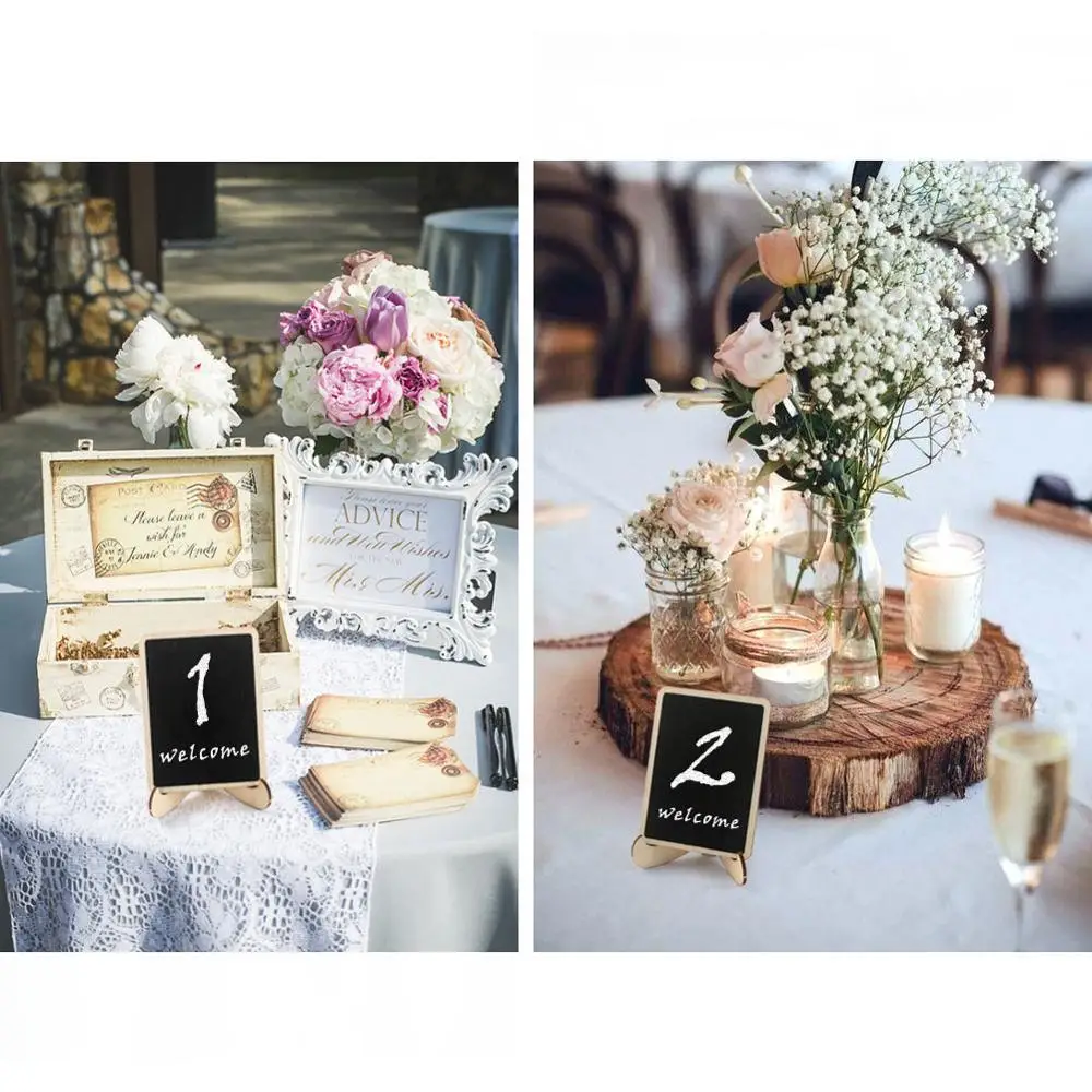 Chalkboard Table Numbers