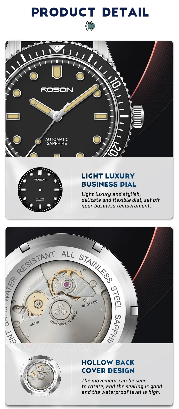 Custom Watch Manufacturer - Luxury Men's Automatic Watches