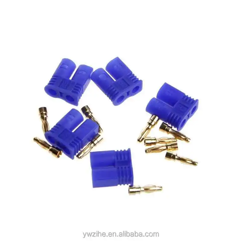 RC Lipo Battery Connector EC2 Connector Shell 2.0mm Gold Bullet Banana ...