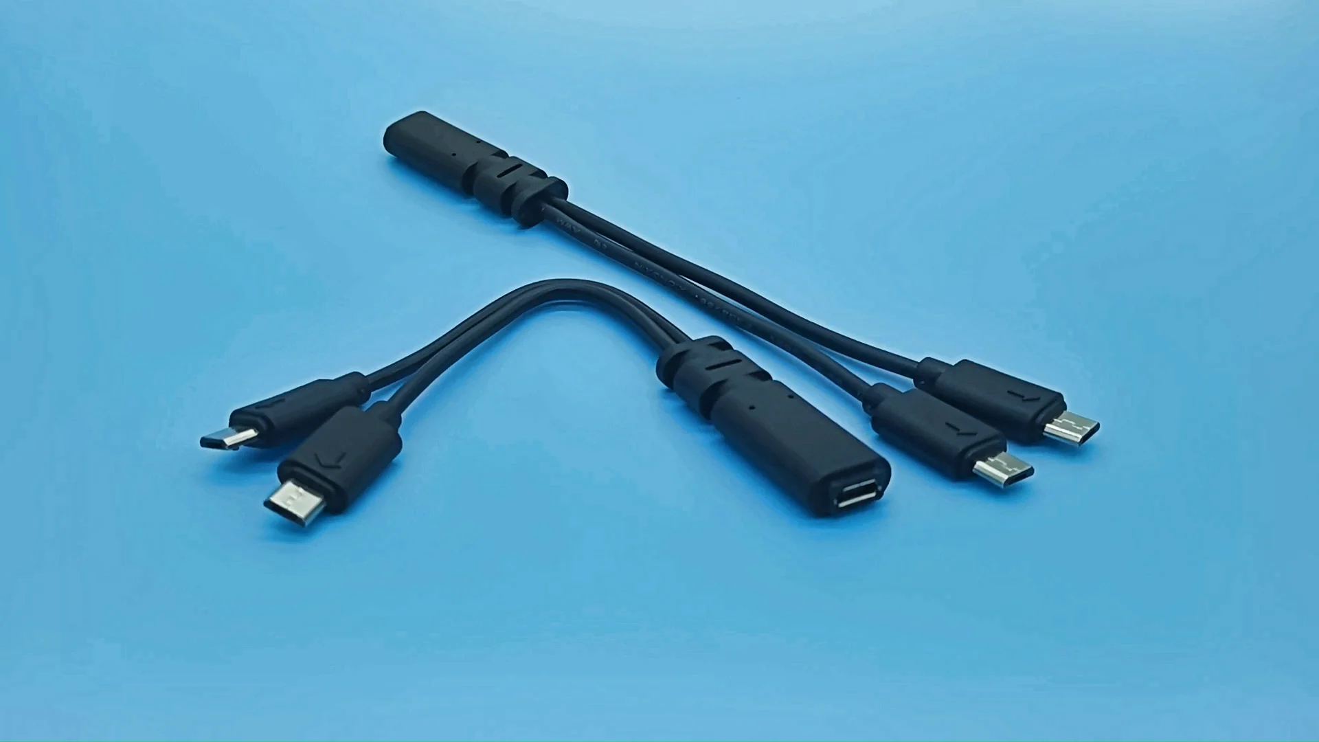 Oem Android V8 Female 2 In 1 Splitter Micro Usb Female To Male Charger ...