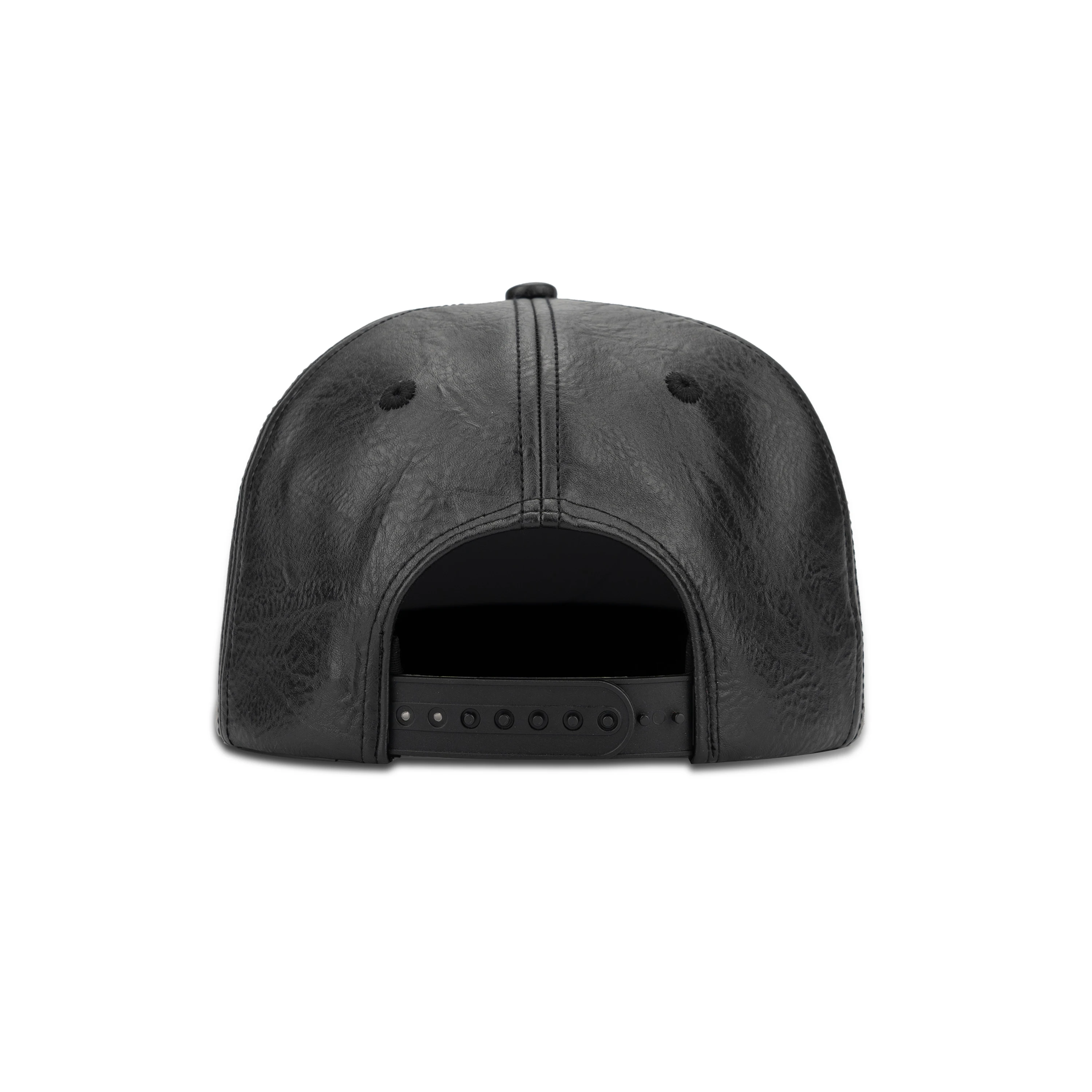 TCAP Gorras Custom Leather Fabric Flat Brim Hats Snapback Quality ...