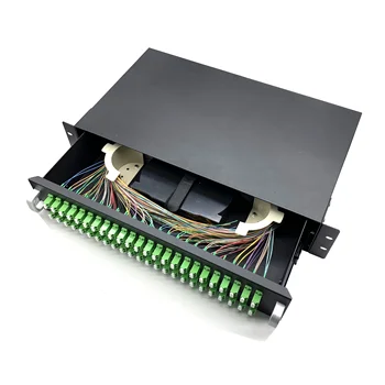 Fiber Optic Patch Panel Rack Mount For Single Mode 96 Lc Fo Patch Panel ...