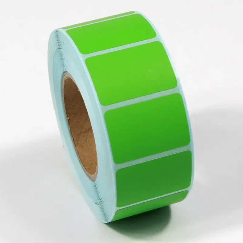 Royal Green Rectangular Color Coding Stickers Roll Labels 2" X 0.75" in ...