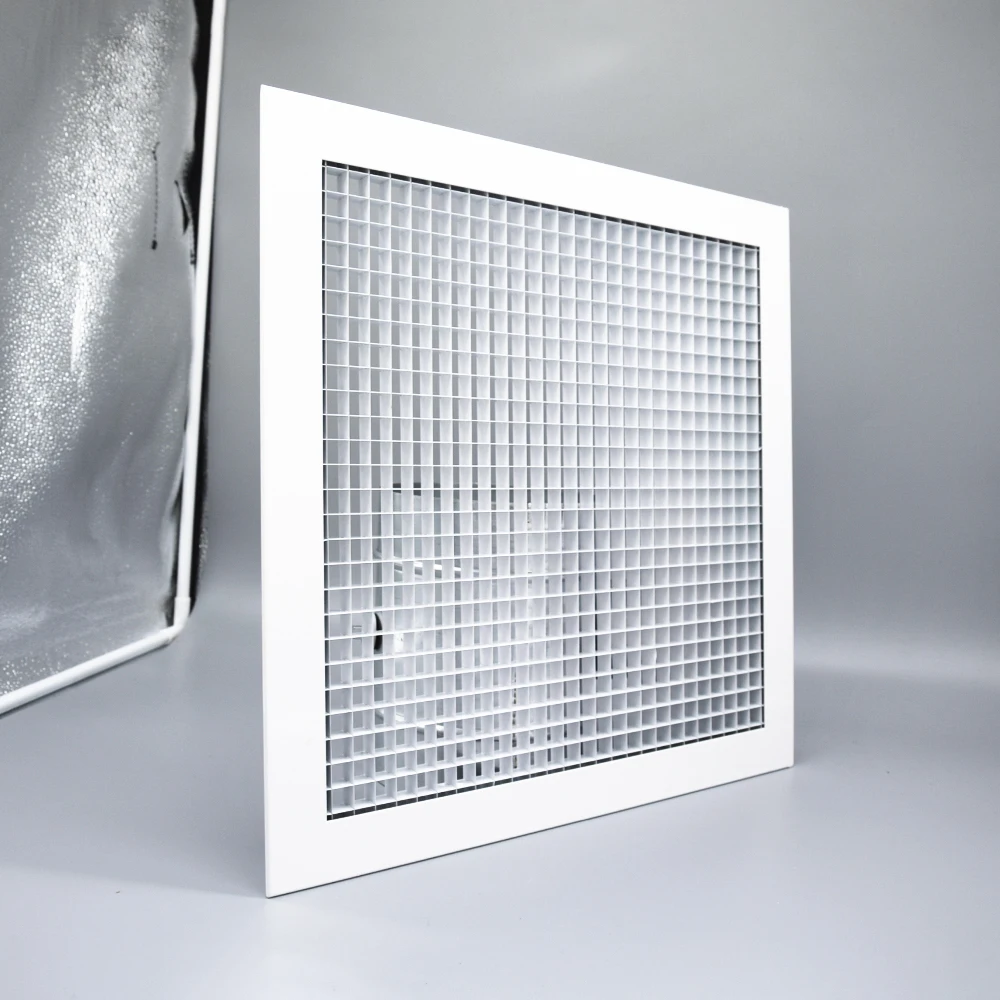 Hvac Aluminum Square Egg Crate Grille For Ventilation Louvre Egg Crate ...