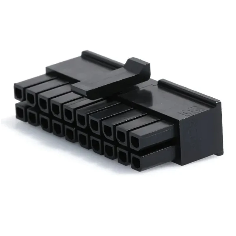 Molex 43025-2000 Wire Housings 20p Receptacle Dual Row Black - Buy 430252000,Molex 20 Pin ...