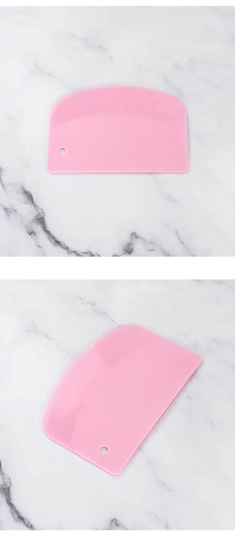 Flexible Plastic Multipurpose Kitchen Pastry Cutter Tool Dough Scrapper ...