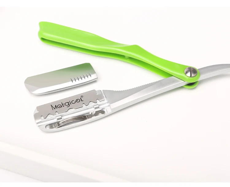 Private Label Straight Razors Single Blade Zinc Alloy Face Folding ...