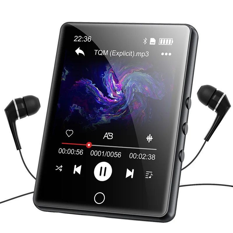 A6 2.8inch Touch Screen Mp3 Player with FM Radio & Voice Recorder