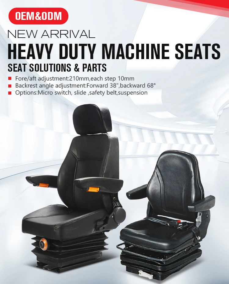 Original Plant Heavy Mechanical Suspension Seat for Construction ...