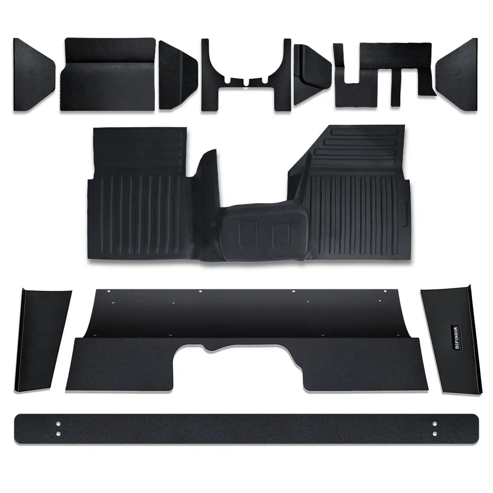 Car Trunk Mats With Center Console For Land Rover Defender Floor Mats ...