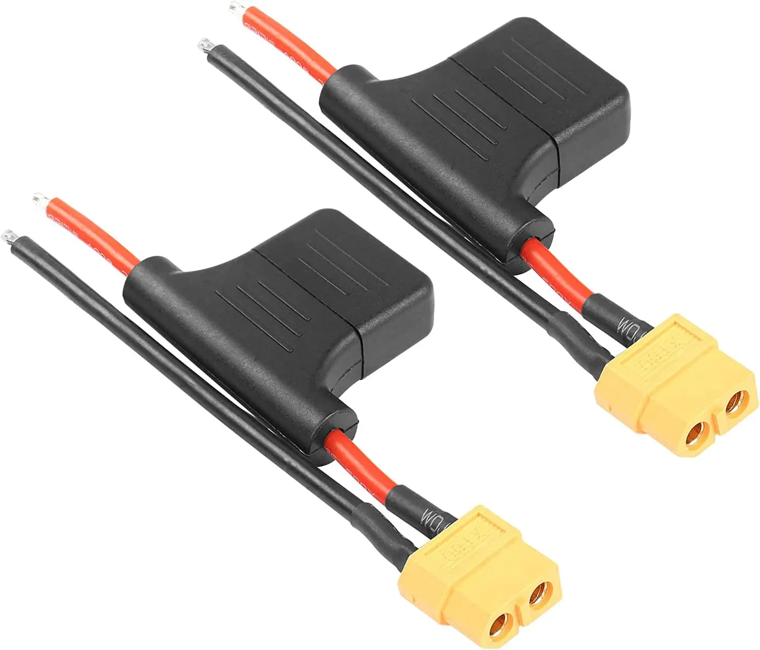 XT60U Connector Extension Cable with Waterproof Fuse Holder
