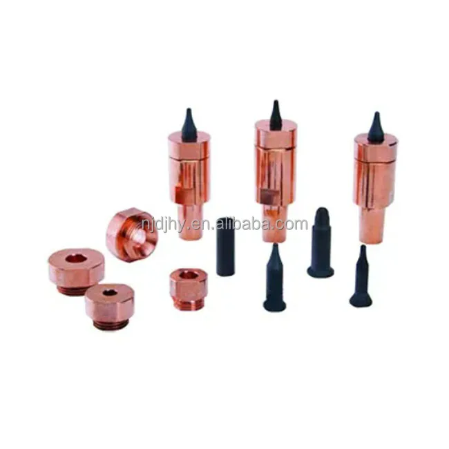 Cucrzr Projection Welding Electrode With Kcf Sleeves For Bolt Welding ...