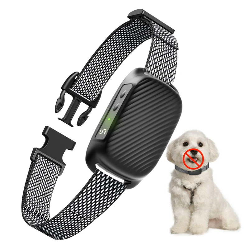 Hot Seller Voice Activated Anti Bark Pet Dog Training Collar No Bark ...