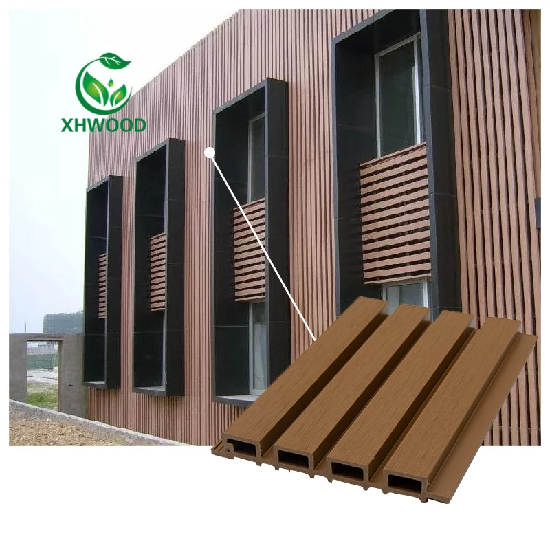 WPC Cladding Outdoor WPC Cladding Wall Panel Installation Waterproof ...