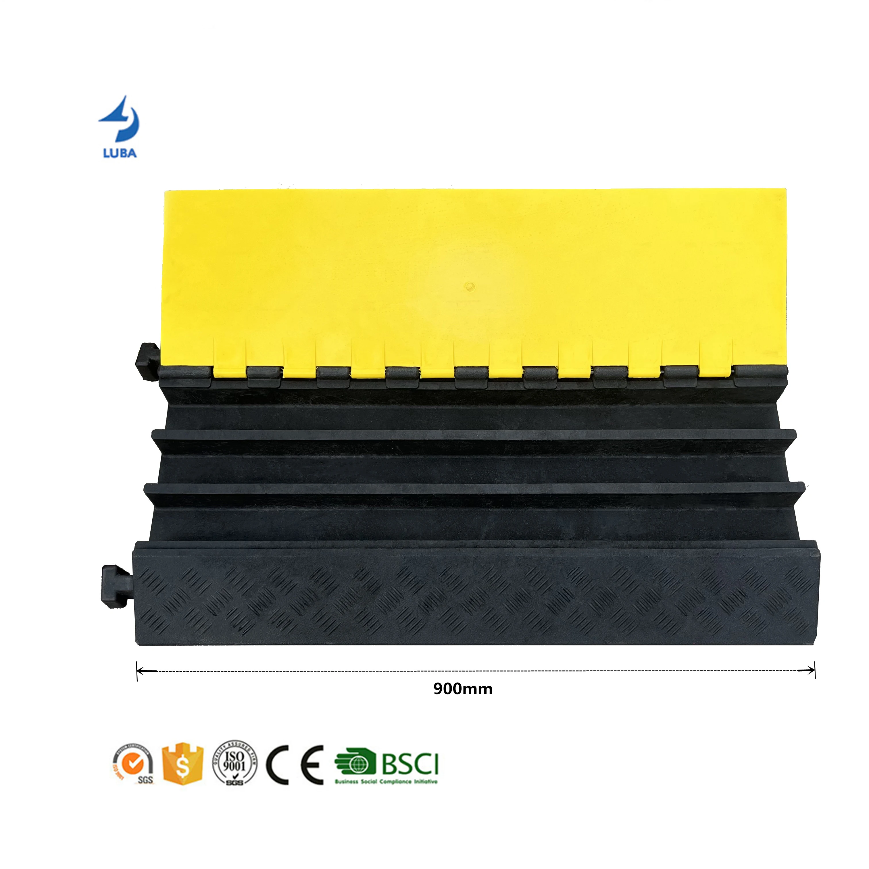 New Heavy Duty 3 Channels Ramp Circuit Protection Hose Cover Guard ...