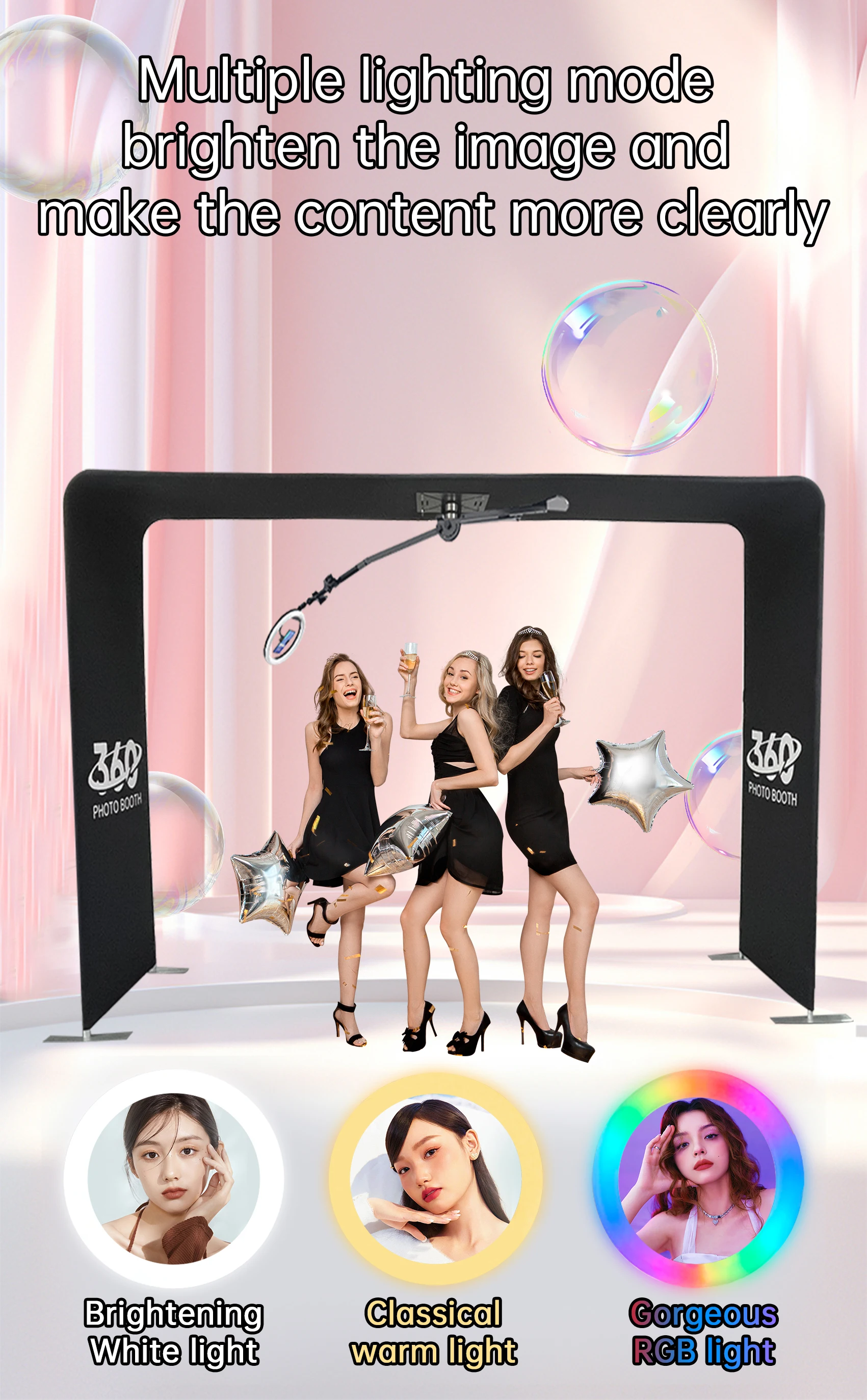 Remote Control Selfie Sky Portable Overhead 360 Photo Booth Automatic ...