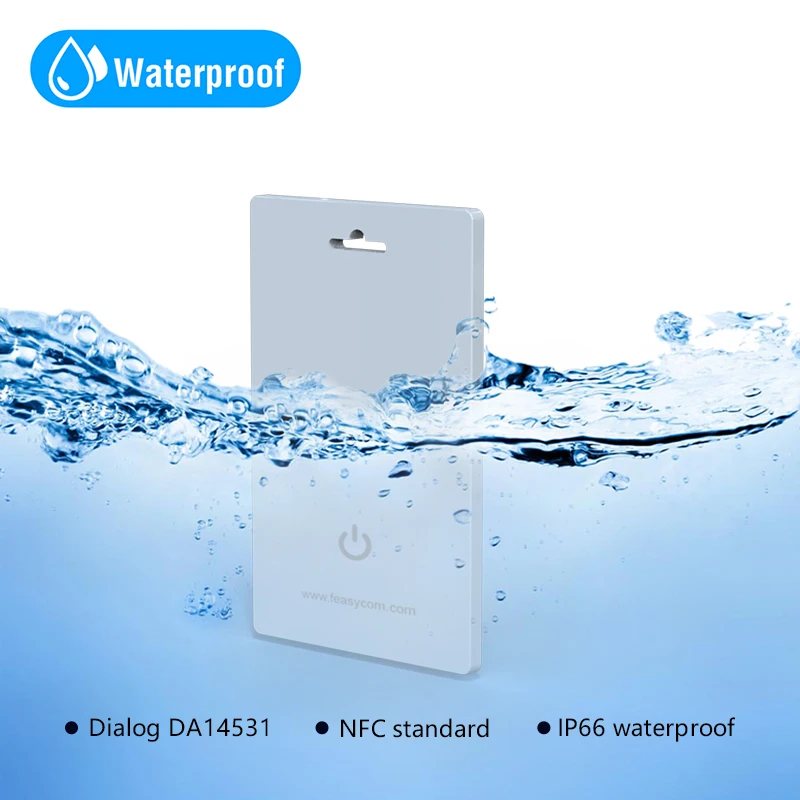 Waterproof Ip66 Dialog Da14531 Button Bluetooth Beacon Card For Android ...