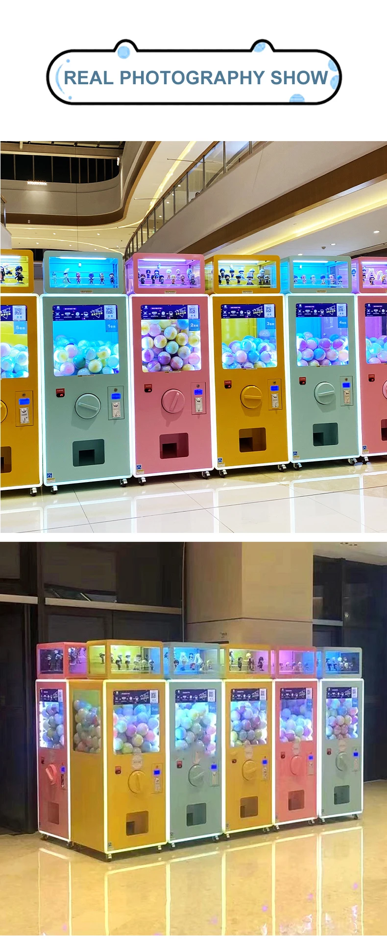 Amusement Park Arcade Machine Surprise Eggs Universe Code Coin Operated ...