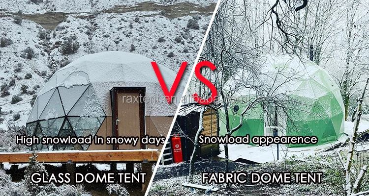 12M Geodesic Glass Dome Tent - Durable & Versatile