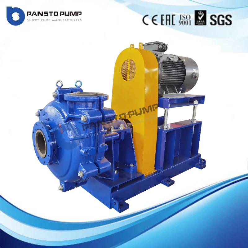 Heavy Duty Horizontal Centrifugal Slurry Pump With Diesel Engine Drive ...