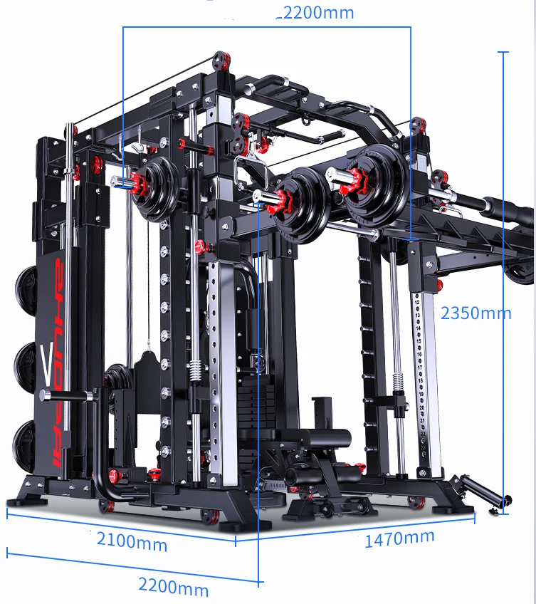 Smith Machine Fitness Equipment Home Multi-functional Large-scale ...