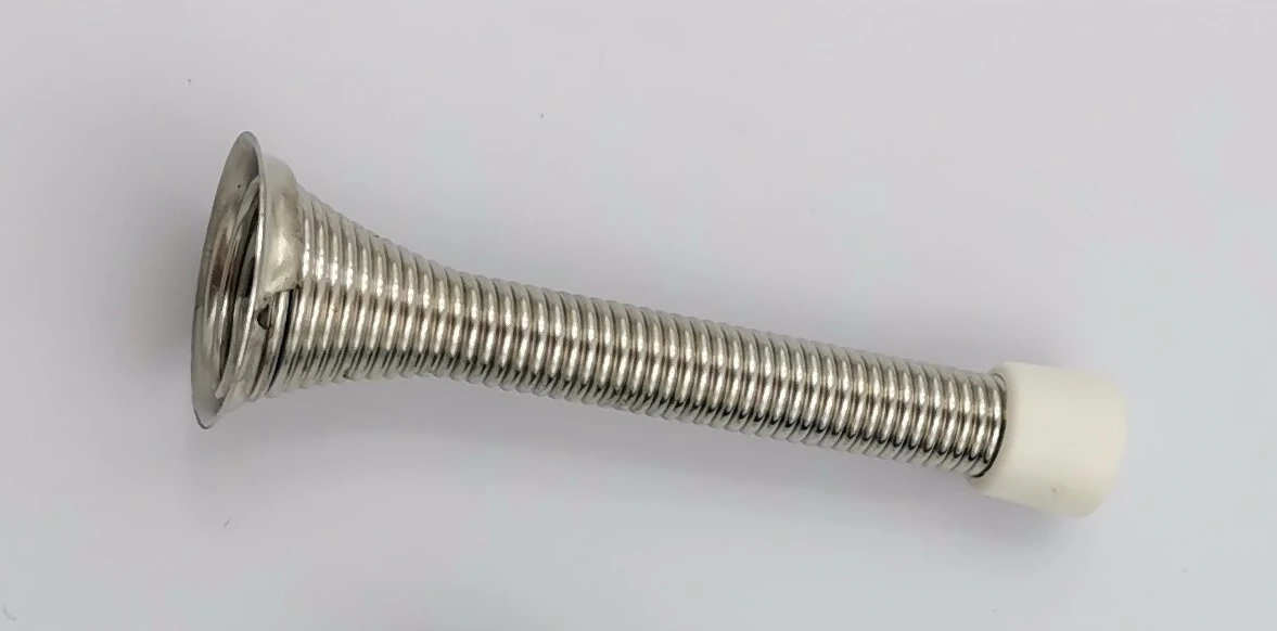 Flexible Steel Spring Door Stopper - Durable & Easy Install