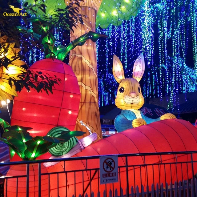 Outdoor 3D Theme Mythical Character Lantern Decoration Led Lighting ...