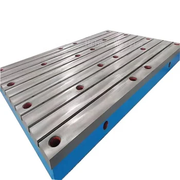 Cast Iron T-slot Panel With Grooves For Base Of Dynamometer Measuring ...