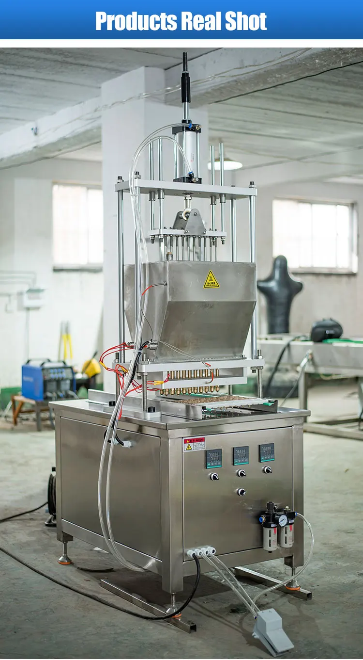 Small Semi Automatic Jelly Fudge Gummy Bear Candy Making Machine ...