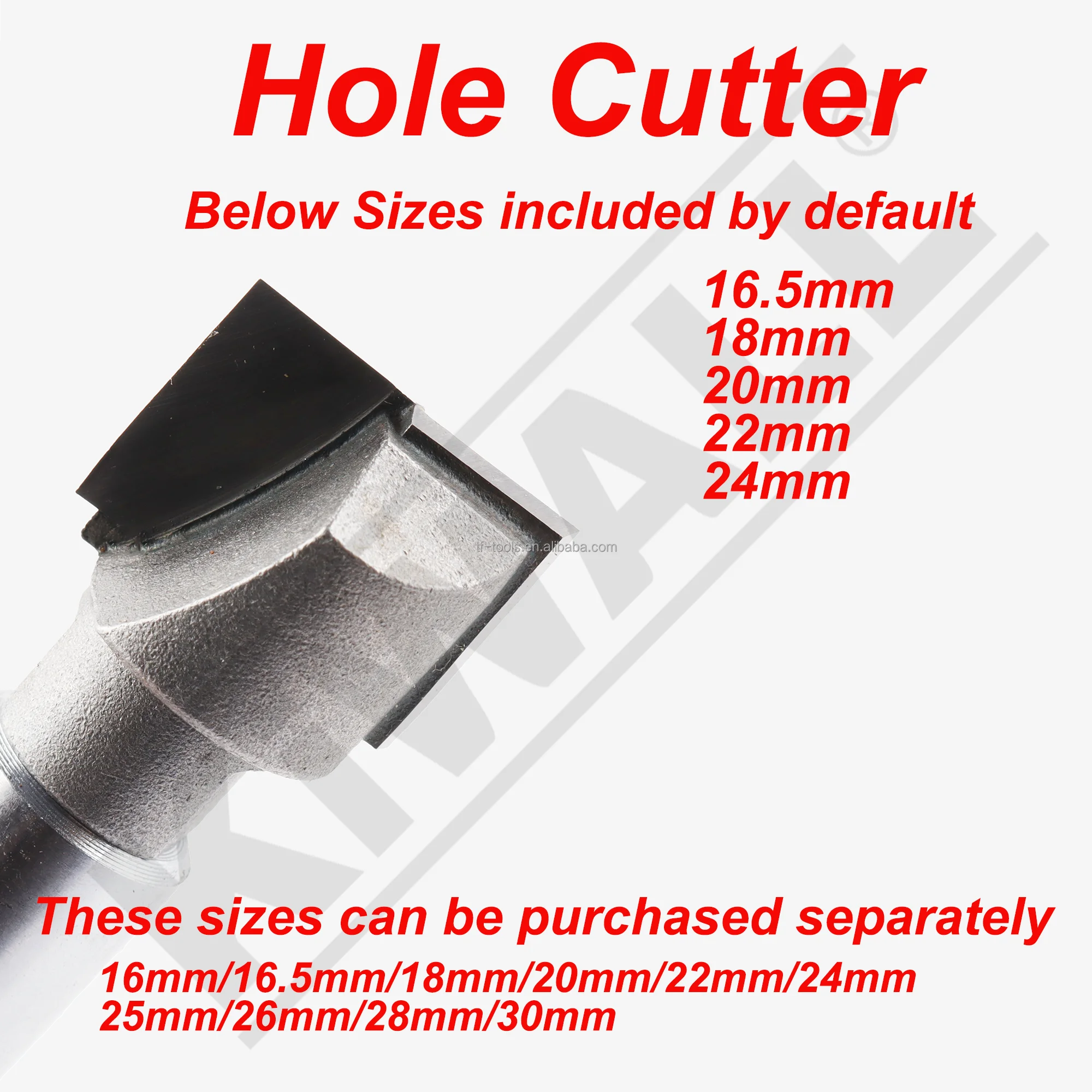 Heavy Duty Door Lock Opener Drill Bit Kit Wrench Pocket Hole Saw Opener ...