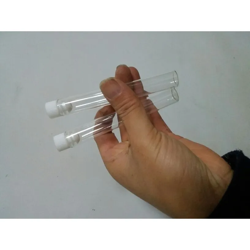 Disposable Glass Test Tubes 15Ml With Cork Stopper For Laboratory Use ...