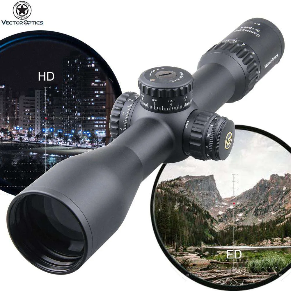 Continental 3-18x50 HD 34MM Zero Stop FFP Tactical Optical Scope ...